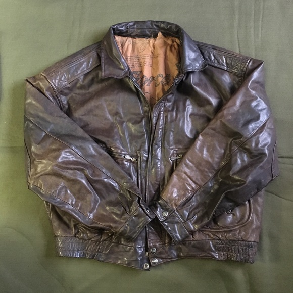 mirage | Jackets & Coats | Vintage Mirage Leather Bomber Jacket | Poshmark